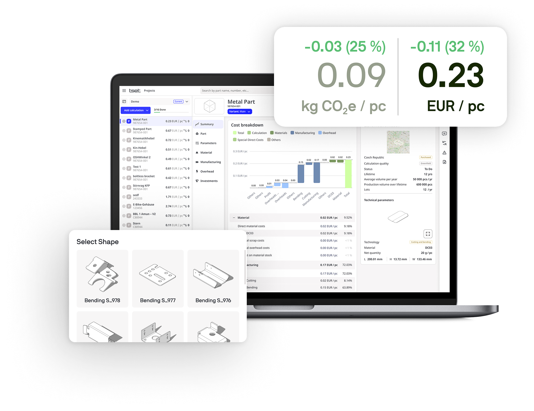 See Tset’s Cost & CO₂ Software in Action | Tset